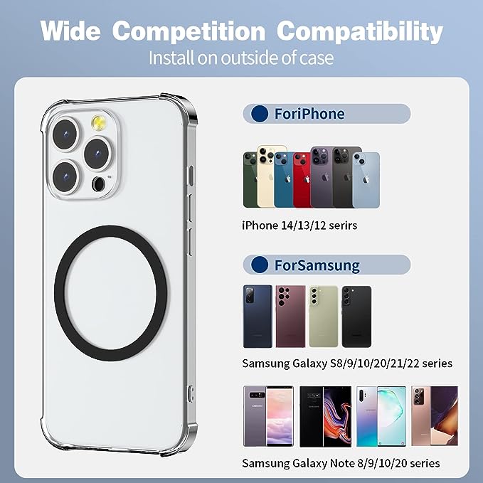 Stick-On MagSafe Wireless Charging Rings UK – UK-TECHNOLOGY